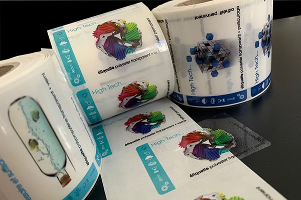 Étiquette transparente personnalisable - Fic Etiquette